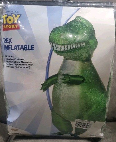 Disney/Pixar Original Toy Story Rex Inflatable Adult Costume ☆New☆☆Hard ...