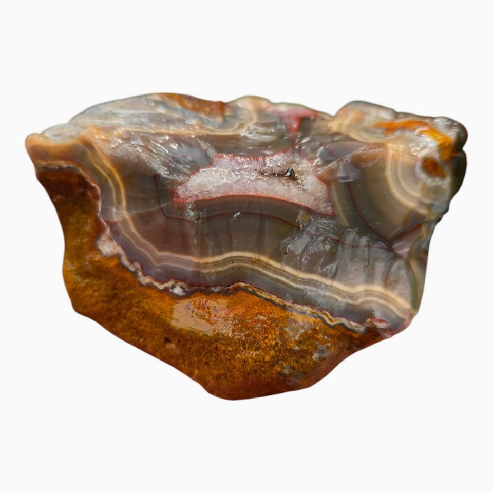 Moroccan Seam Agate Lapidary Cutting Rough Chunk | eBay