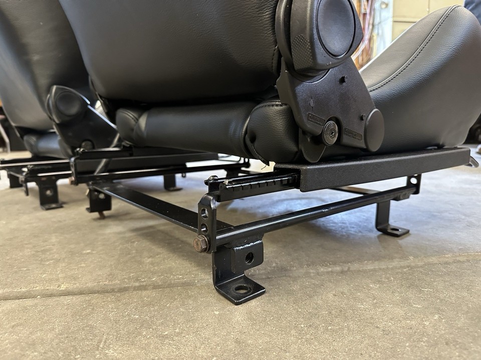Genuine Recaro Speed Seats Pair With Recaro Track Kit Seat Rails | eBay