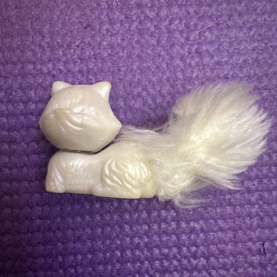 Littlest Pet Shop Fluffy Tail Persian Kitty Figure 1994 Kenner LPS Cat ...