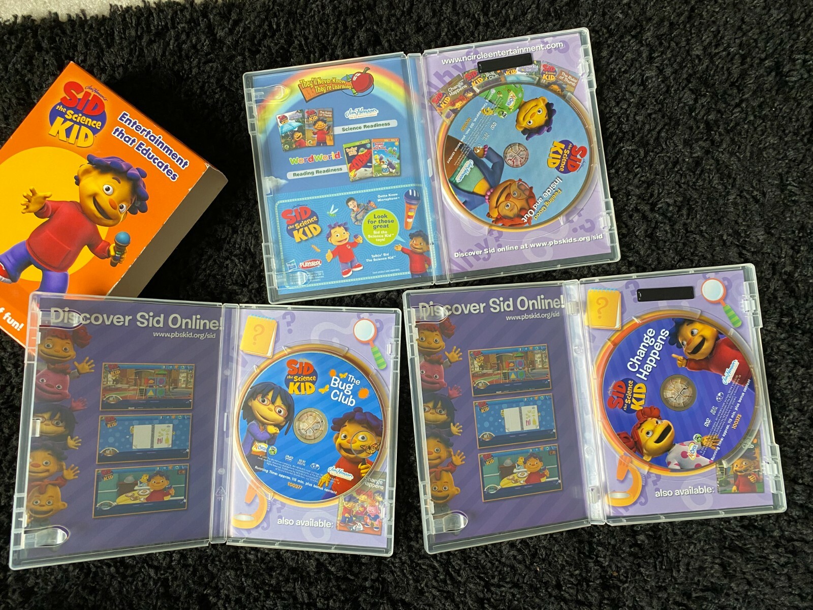 Sid The Science Kid DVD 3 Pack Set Entertainment That Educates Bug ...