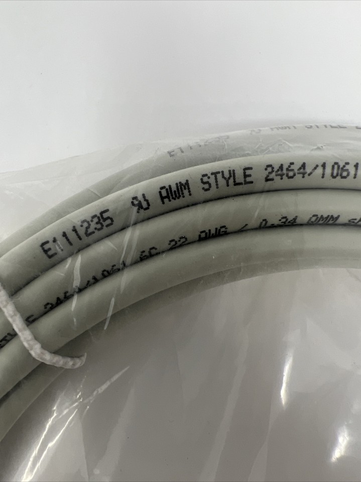 Control Signal Cable, E111235 300V AWM 2464 Male/Female Ends 6 Pin ...