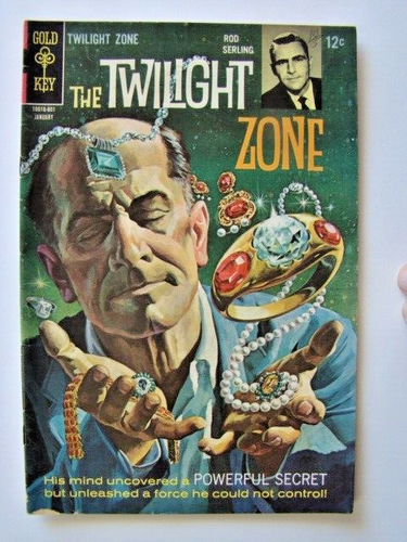Twilight Zone #24 Painted Cover Art Rod Serling Photo Gold Key Comics ...