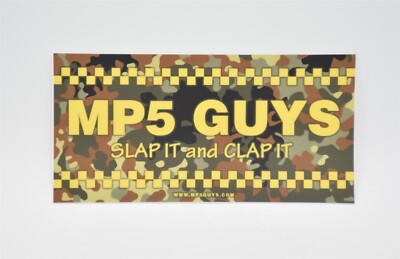 MP5 GUYS “SLAP IT AND CLAP IT” STICKER/DECAL FLECTARN GERMAN CAMO ...