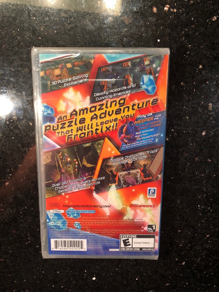 FRANTIX 3D Puzzle Adventure Sony PSP NEW Sealed 814582409225| eBay