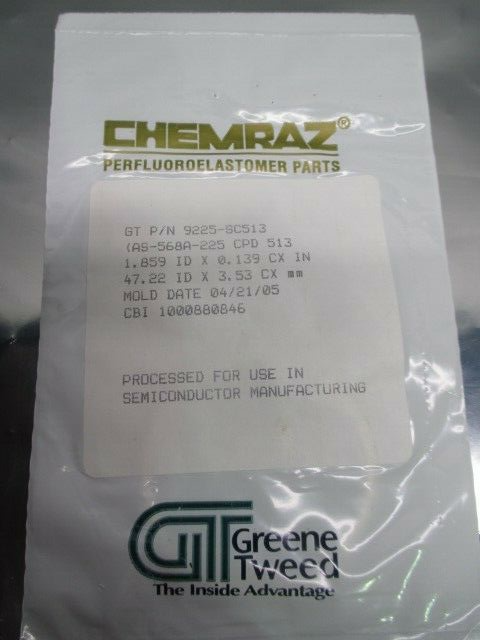 Chemraz 9225-SC513 O-RING, AS-568A-225 CPD 513, 3700-02317, 333-225C513 ...