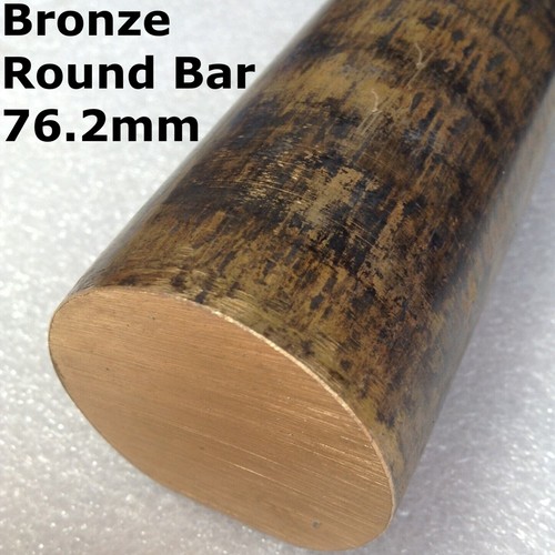 76.2mm BRONZE Solid Round Bar Rod upto 250mm Long LG2 Bearings Lathe ...
