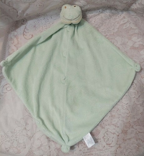 Angel Dear Green Frog Lovey Baby Security Blanket Minky Lovie | eBay