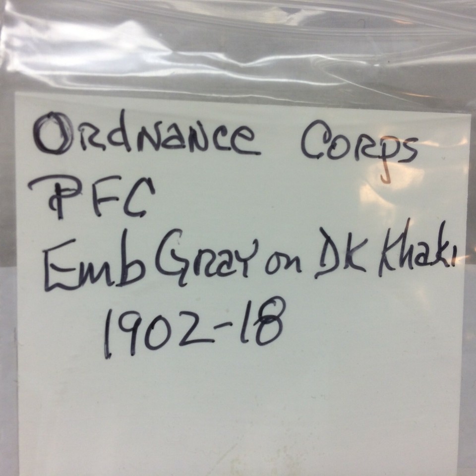 Military Patch Badge PFC Ordnance Coastal Artillery Corps Army ...