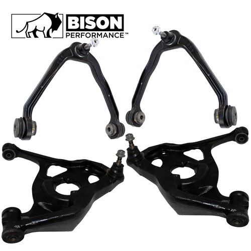 Bison Performance 4pc Front Upper & Lower Control Arms Kit For ...