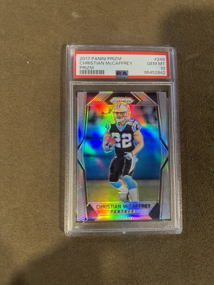 2017 Prizm Christian McCaffrey Silver Rookie Psa 10 And Flawless RPA ...