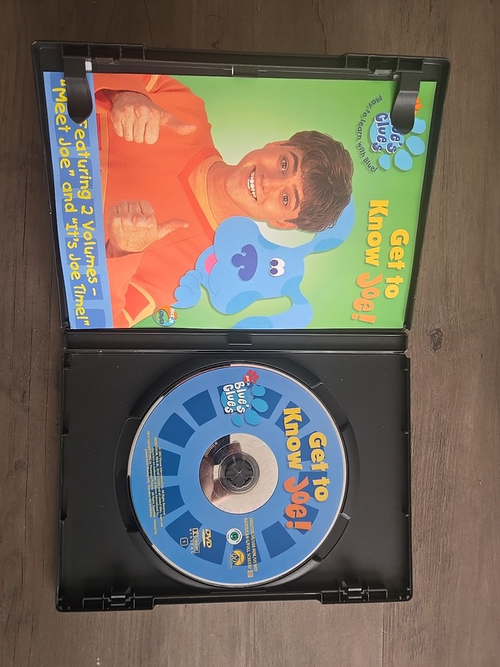 Blue's Clues: Get to Know Joe (DVD, 2002)-Very Rare-SHIPS N 24 HOURS ...