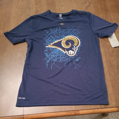 Nice NFL Team Apparel Youth L 14/16 St Louis Rams Dri Tek T Shirt. NWT ...