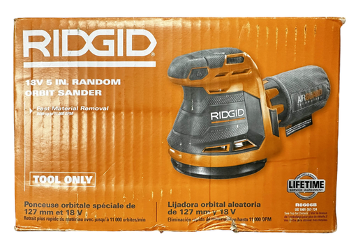 RIDGID 18V 5" Random Orbit Sander R8606 (Tool Only) | eBay