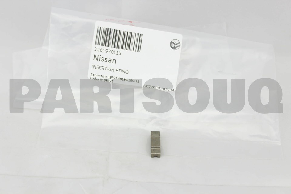 3260970L15 Genuine Nissan INSERT-SHIFTING 32609-70L15 | eBay