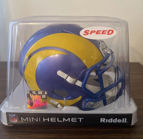 Riddell Los Angeles Rams NFL Speed Mini Helmets-Blue/Yellow 95855991931 ...