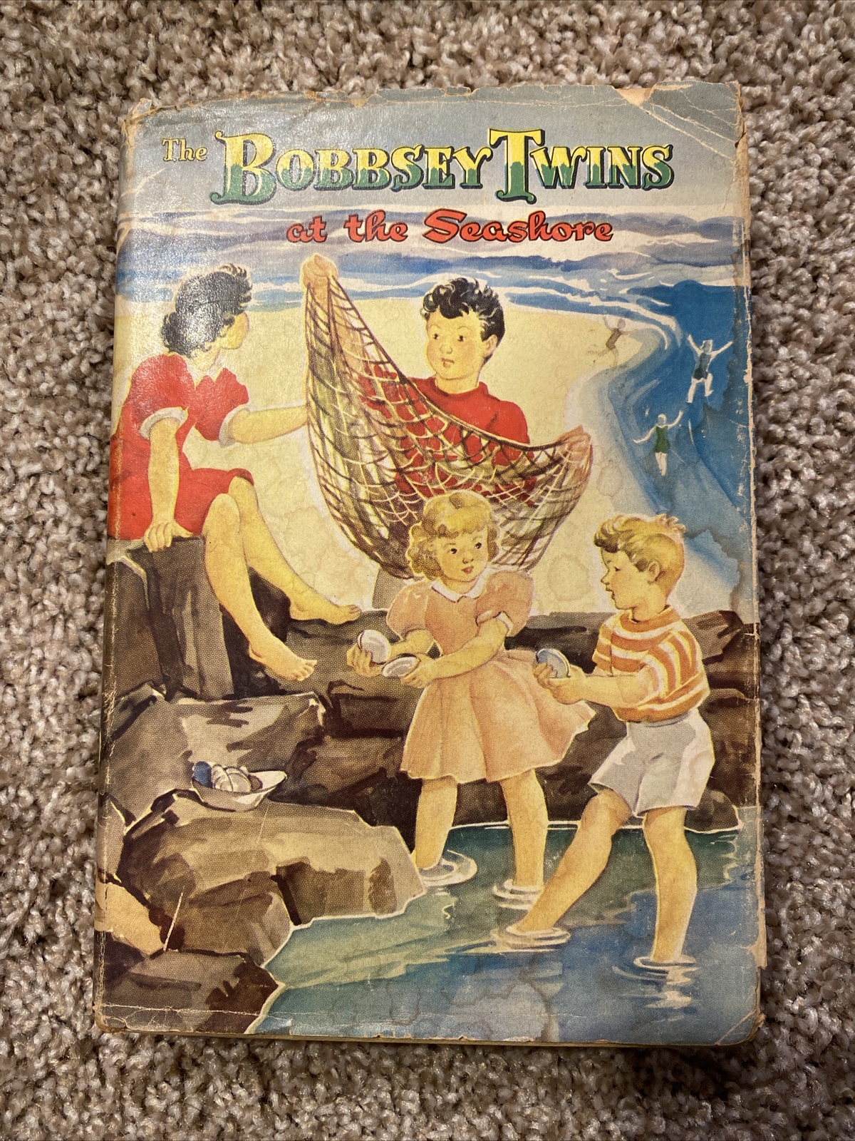 1950 THE BOBBSEY TWINS AT THE SEASHORE WHITMAN’S 1ST FORMAT SERIES 1ST ...