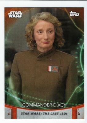 2020 TOPPS WOMEN OF STAR WARS ORANGE PARALLEL #18 COMMANDER D'ACY | eBay