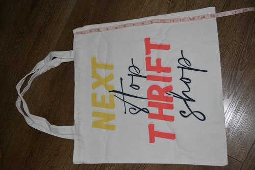 Next Stop Thrift Shop Canvas Bag | eBay