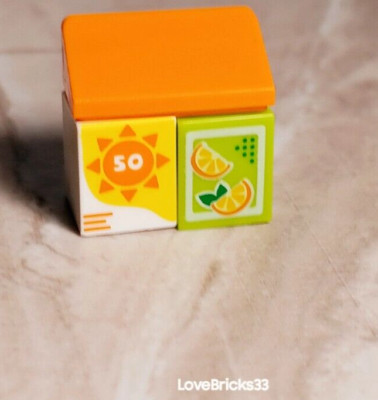 New LEGO Juice Box Set OJ Orange Juice Smoothie Regular Drink Light ...