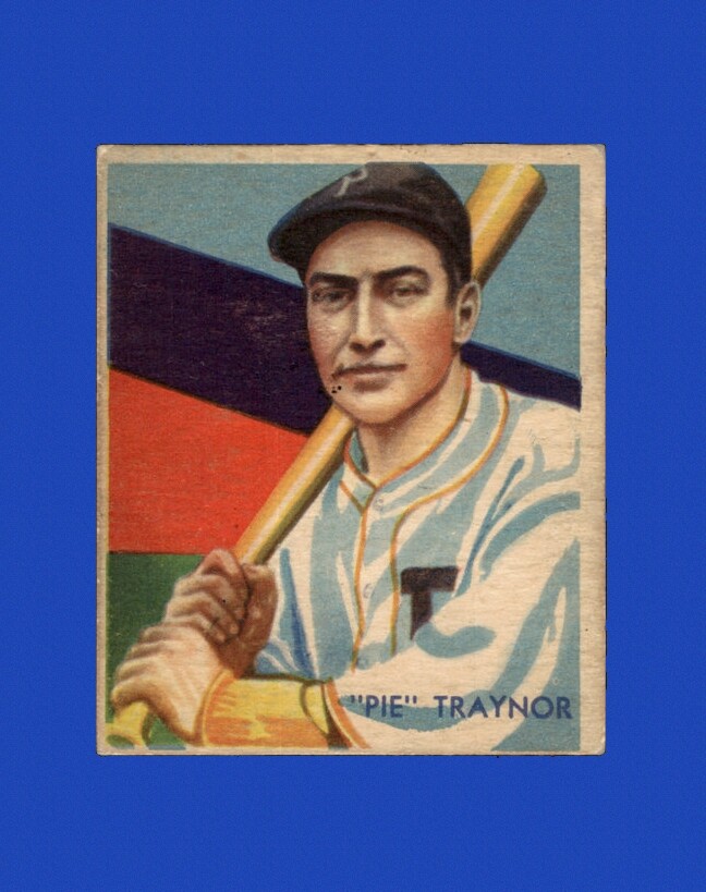 1934-36 Diamond Stars Set-Break # 27 - Pie Traynor VG-VGEX (marked ...