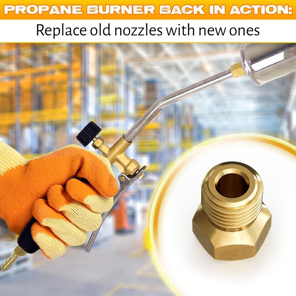 10Pcs Brass Jet Nozzle Propane Orifice Kit - Propane Grill Orifice ...