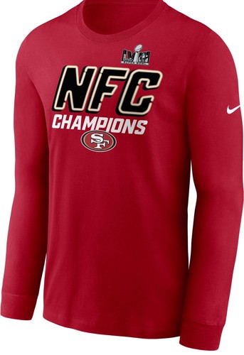 Nike Men’s San Francisco 49ers 2024 NFC Conference Champions Long ...