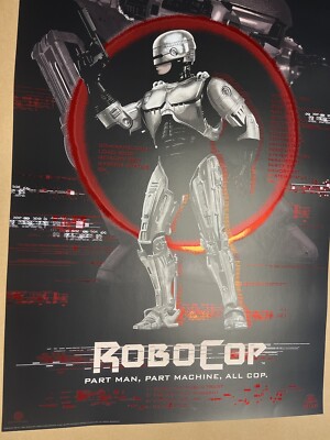 Raid71 - Robocop Red Foil Variant Limited Edition Movie Art Print Nt ...