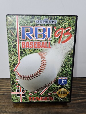 RBI Baseball '93 93 Sega Genesis Baseball Game Authentic & Tested ...