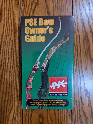 VHS tape PSE Bow Owners's Guide PSE Archery sealed Basics of bow set-up ...