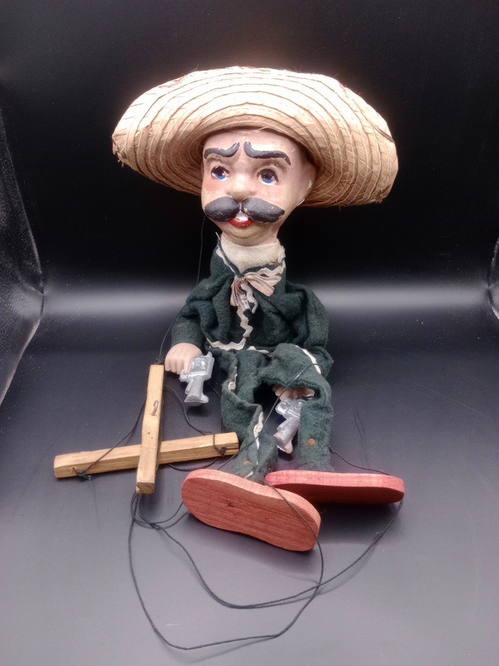 Mexican Marionette String Puppet Bandido. | eBay