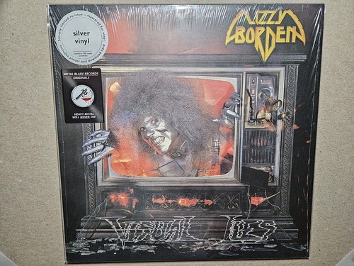 Lizzy Borden Visual Lies Silver Vinyl LP Record w/poster& download card ...