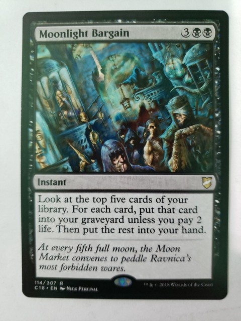 MTG Moonlight Bargain Commander 2018 114/307 Regular Rare for sale ...