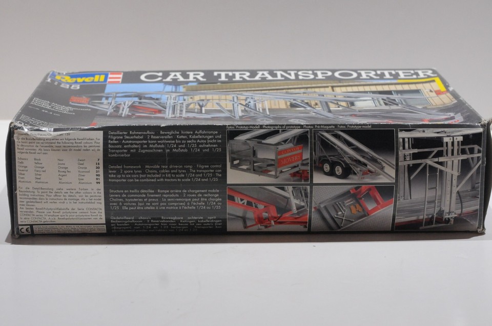 REVELL CAR TRANSPORTER SCALE 1:25 MODEL KIT NEW 07540 | eBay