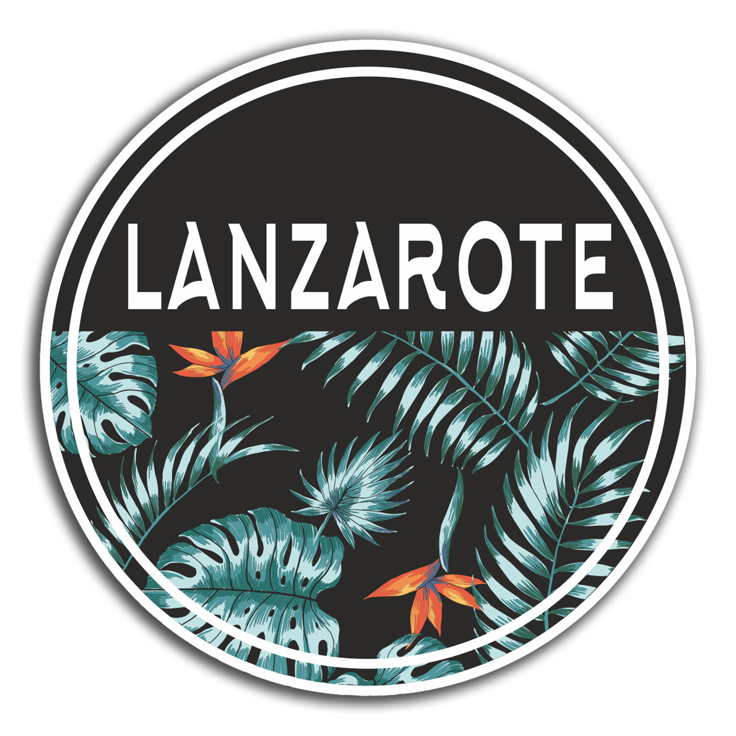 2 x 10cm Lanzarote Spain Vinyl Stickers - Travel Sticker Laptop Luggage ...
