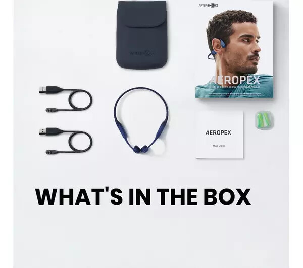 AfterShokz Aeropex Ear-hook Headset - Blue Eclipse for sale online | eBay