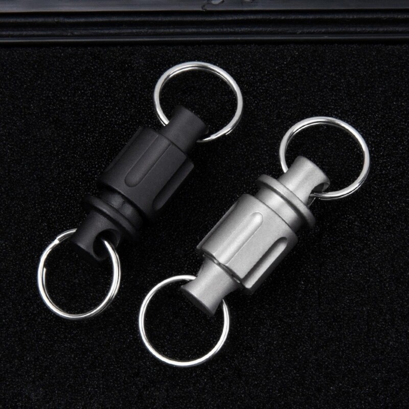 Quick Release Open Keychain Quick Hangs Buckle Detachable Keyring | eBay