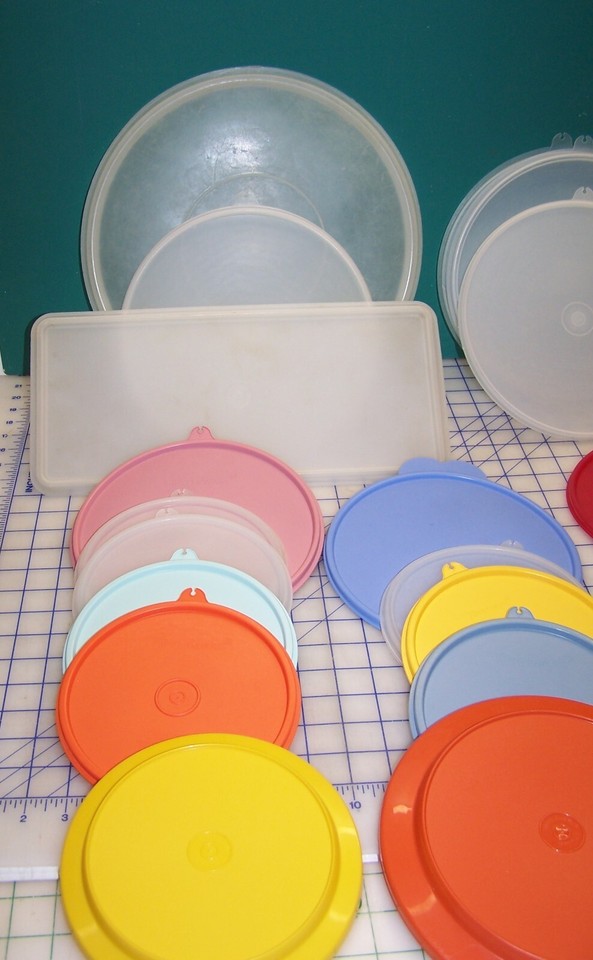 Tupperware Replacement Lids Seals Covers Assorted Color Sizes YOUR ...