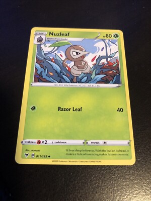 Nuzleaf 11/185 - Vivid Voltage - Uncommon - Pokemon Card TCG | eBay