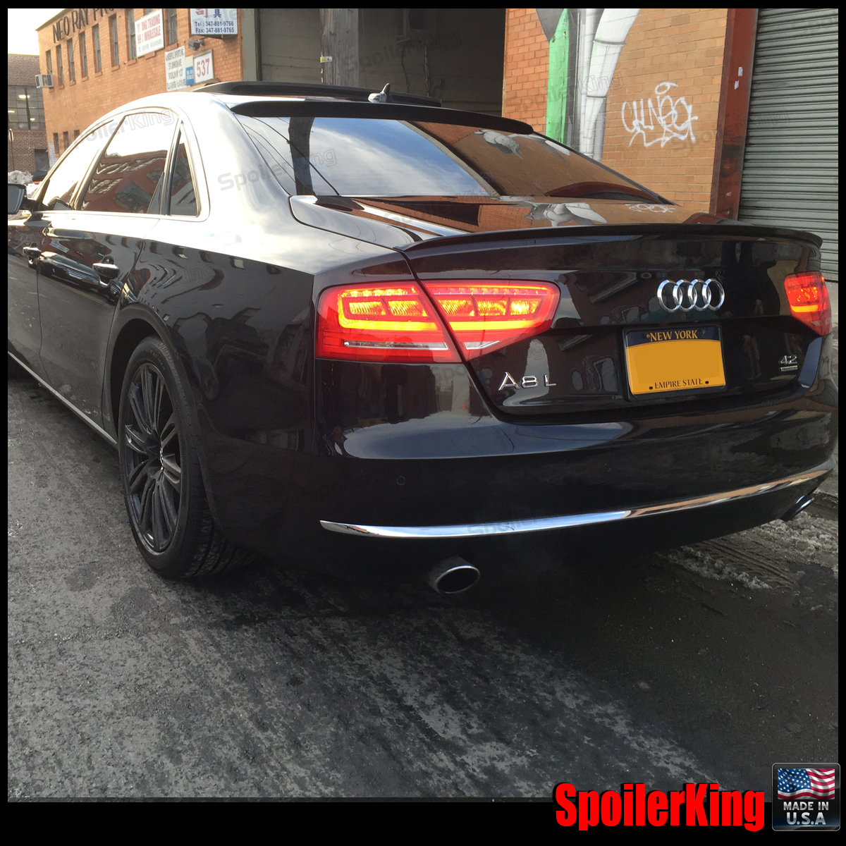 SpoilerKing Fit Audi S8 13-18 D4 Rear Roof Spoiler & Trunk Wing Combo ...