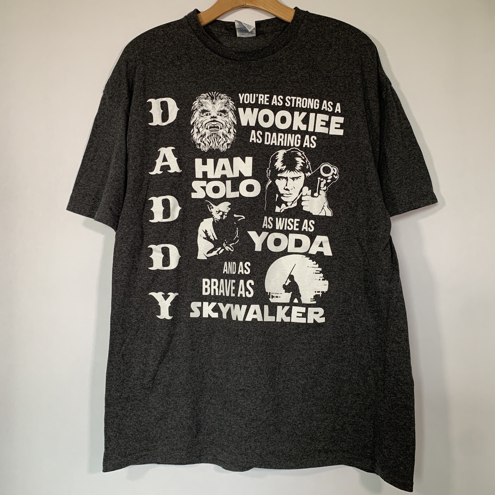 Star Wars Yoda Skywalker Han Solo DADDY Father Gray G… - Gem