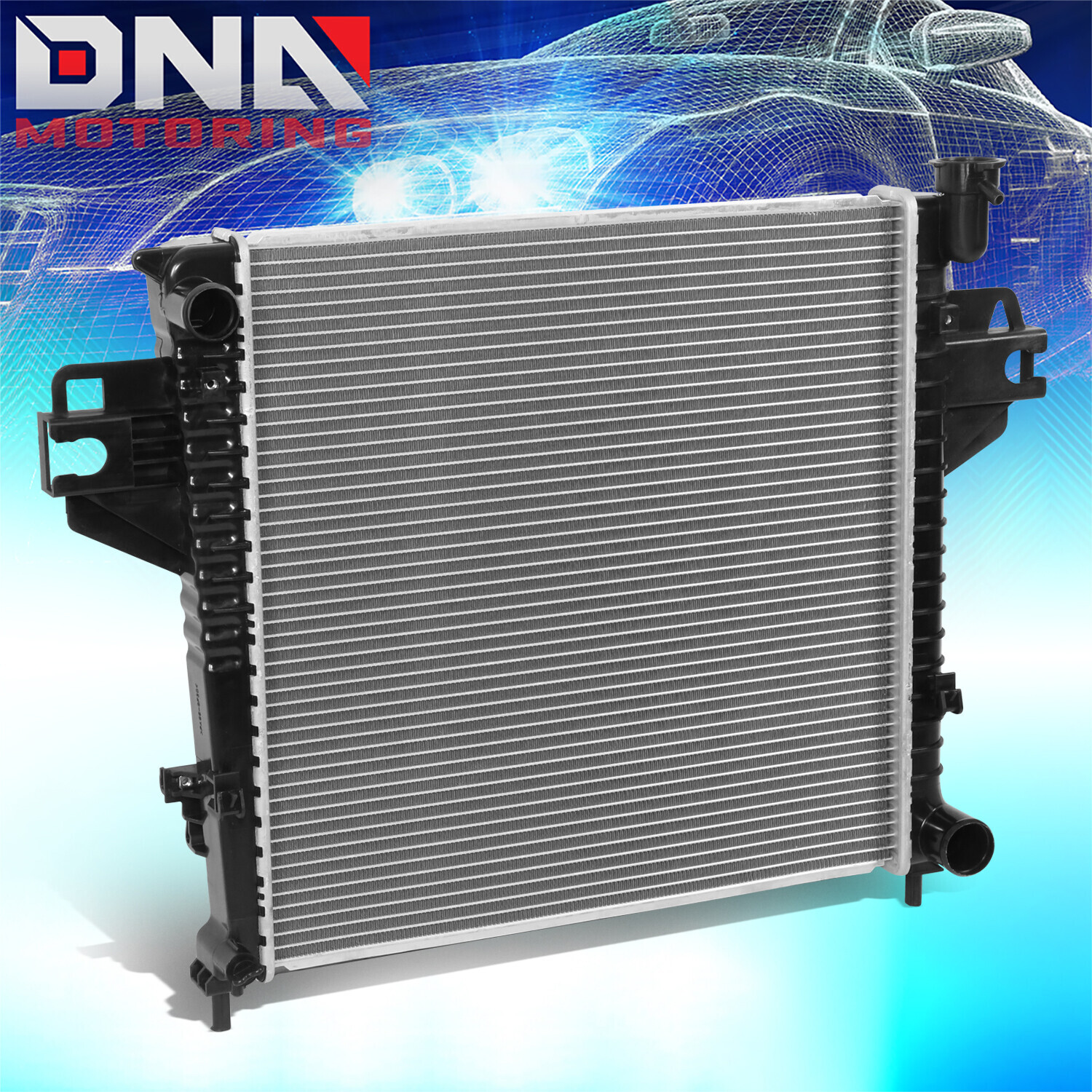 For 2007 Jeep Liberty Radiator 3.7L V6 Factory Style Full Aluminum Core ...