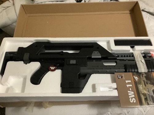 Snow Wolf Aliens M41a Black color Airsoft AEG Pulse Rifle NIB | eBay