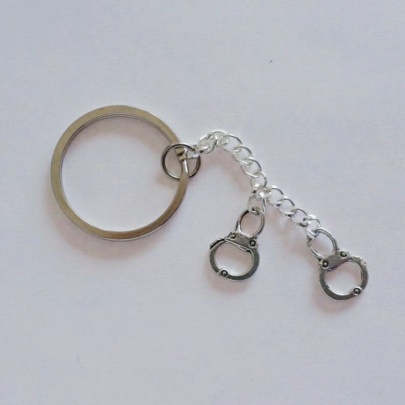 Hand Cuff Keychain, Hand Cuffs Zipper Pull, Bad Boy Keychain, Bad Girl ...