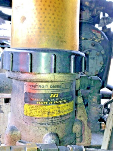 DAVCO 382 FUEL PROCESSOR DETROIT DIESEL WATER SEPARATOR FUEL FILTER ...