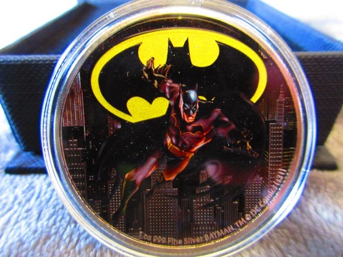 2021 BATMAN DC COMICS Justice League Colorized 1oz Silver Coin $2 Niue ...