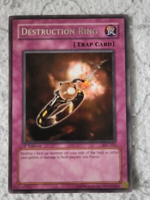 Yu-Gi-Oh! TCG Destruction Ring Invasion of Chaos IOC-101 1st Edition ...