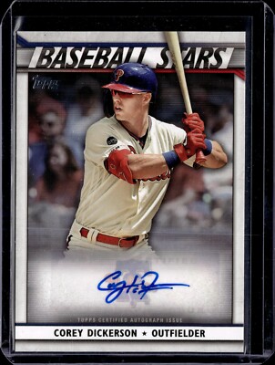2020 Topps Baseball Stars Autographs #BSACD Corey Dickerson Auto | eBay