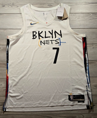 Nike Kevin Durant Brooklyn Nets Basquiat City Edition Jersey Size XL ...