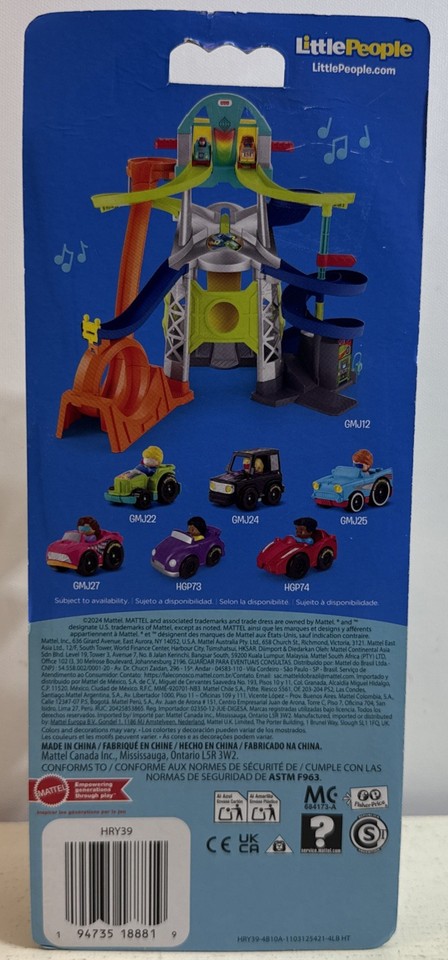 Fisher Price Little People 3 Wheelie Vehicles 2 Race Cars & Hot Rod NEW ...